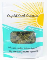 Crystal Creek Organics Products | CBD Hemp Flower Blue Genius | Leafbuyer